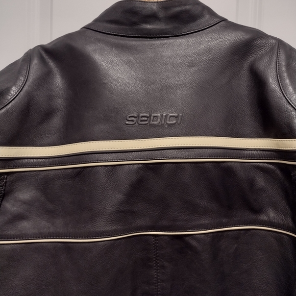 Sedici | Jackets & Coats | Mens Sedici Leather Motorcycle Jacket | Poshmark